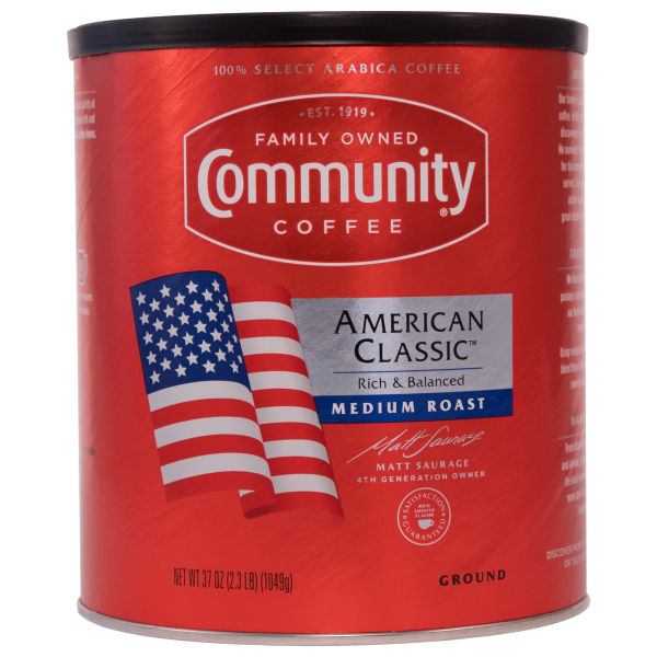 American Classic Coffee Canister - 37 oz | Community Coffee