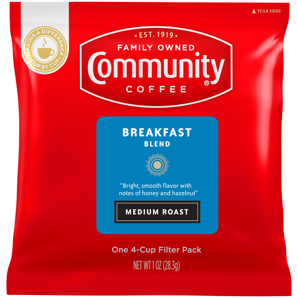 Medium Roast Ready-to-Brew Coffee Filter | Community Coffee
