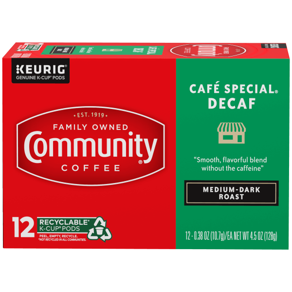 decaf coffee caffeine