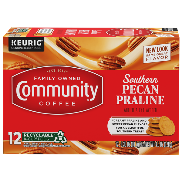 Southern Pecan Praline K-Cup® Pods 12 count | Community Coffee