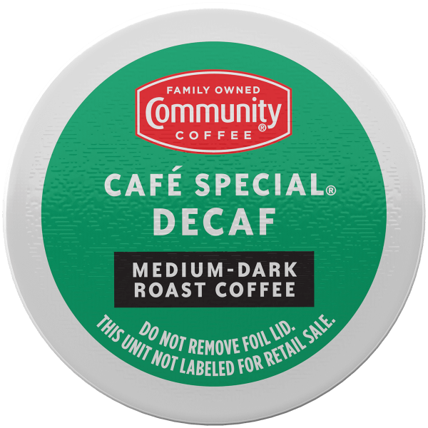 Cafe Special Decaf Coffee Pods - 24 count | Community Coffee