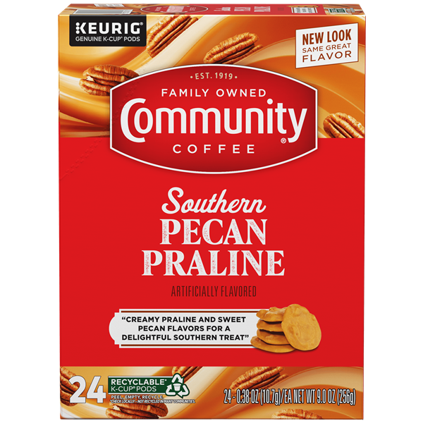 Southern Pecan Praline Coffee Pods - 24 Count | Community Coffee