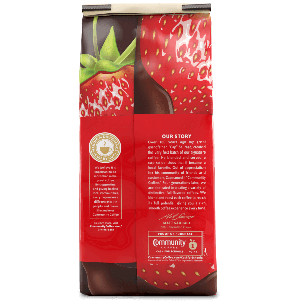 Strawberries & Chocolate Coffee, 11oz | Community Coffee