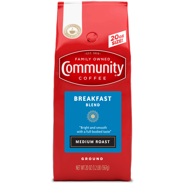 Breakfast Blend Ground Coffee - 20 oz | Community Coffee
