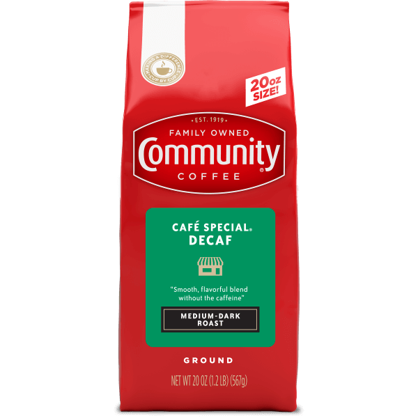 Cafe Special Decaf Ground Coffee - 20 oz | Community Coffee