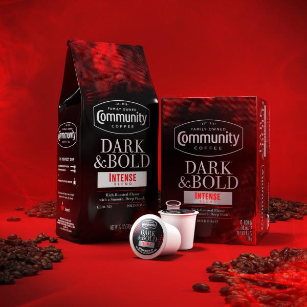 Dark & Bold Intense Blend Coffee, 12oz | Community Coffee