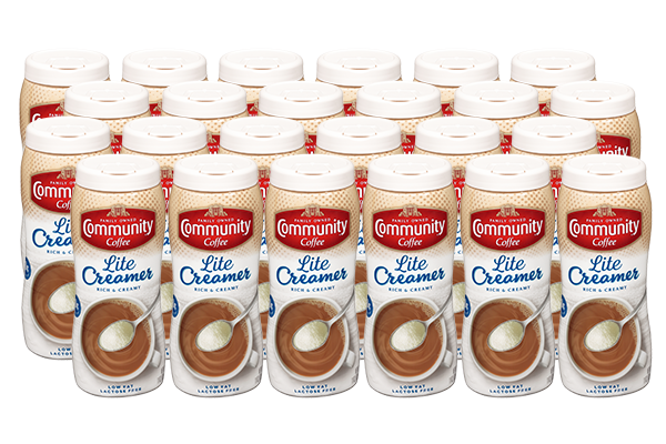 Non-Dairy Lite Coffee Creamer - 24 Pack | Community Coffee