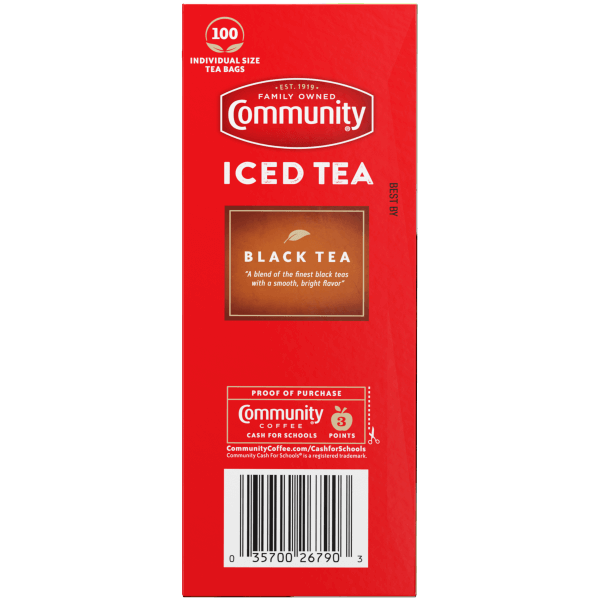 Black Tea Bags - 100 count | Community Coffee
