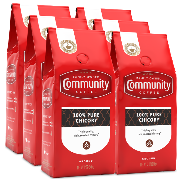 Ground 100% Pure Chicory 12 oz. (Pack of 6) | Community Coffee