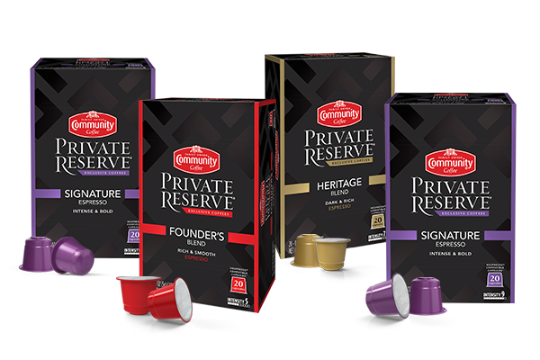 Espresso Capsules Variety Pack 80 Count | Community Coffee