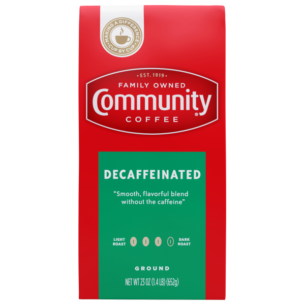 Decaf Ground Coffee - 23 oz | Community Coffee
