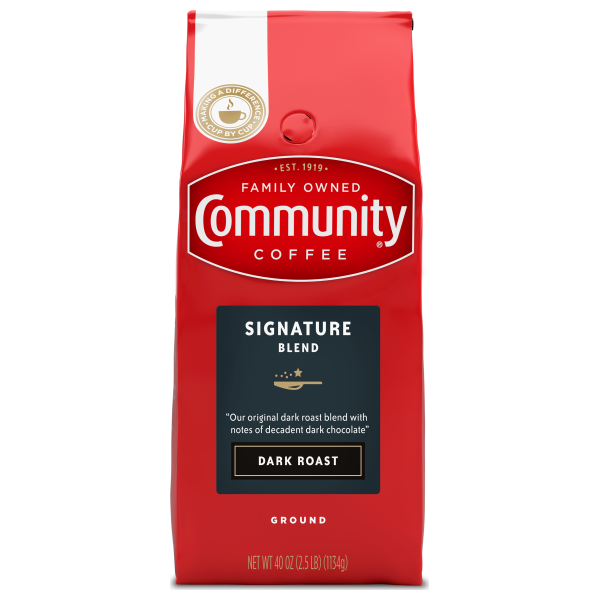 Dark Roast Ground Coffee - 40 oz | Community Coffee