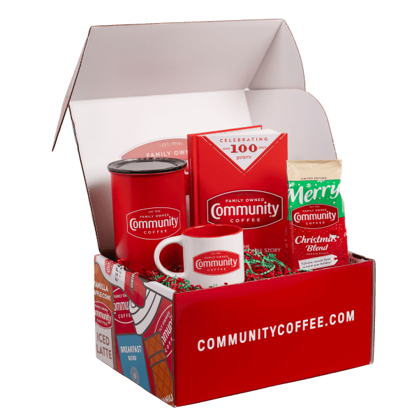 Merry Ground Coffee Christmas Gift Set with Community® Mug and Airscape ...