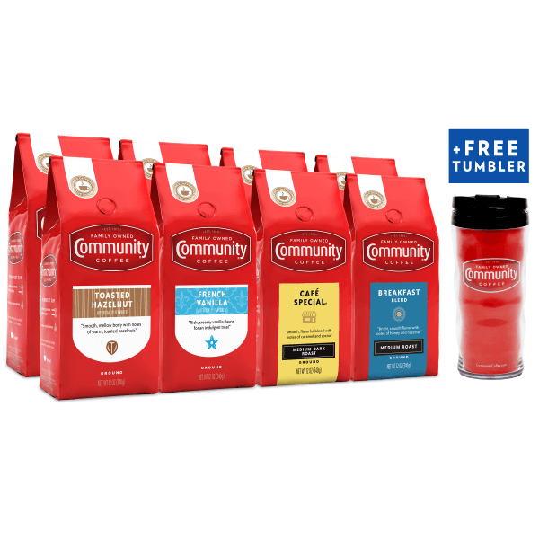 Military Match Variety Flavored Ground Coffee | Community Coffee