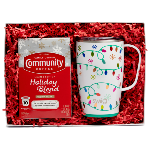 Swig Life™ Holiday Lights Gift Box | Community Coffee