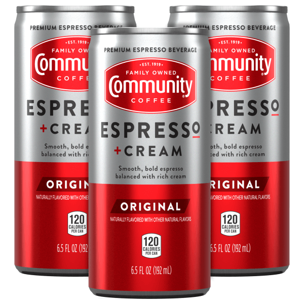 Espresso + Cream Ready to Drink Can | Community Coffee