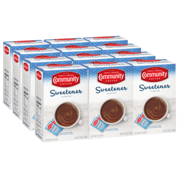 Low Calorie Blue Sweetener 200 Packets | Community Coffee