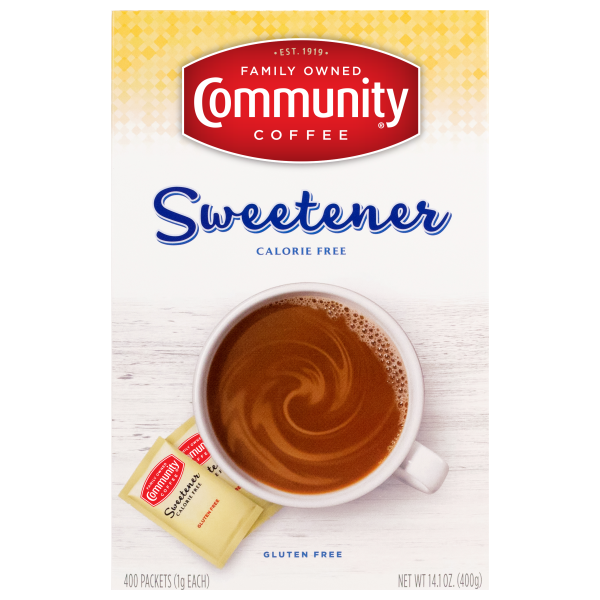 Yellow Sweetener - 400 Packs | Community Coffee