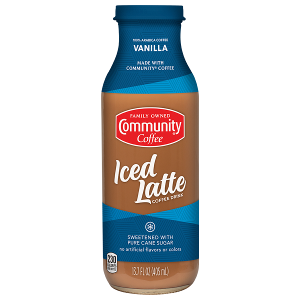 Vanilla Iced Latte | Community Coffee