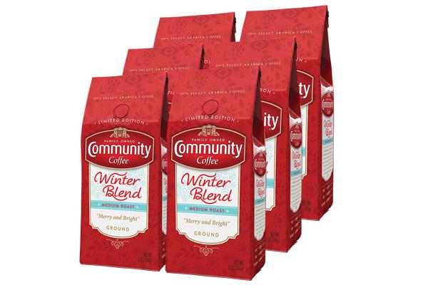 Winter Blend Ground Coffee - 12 oz, 6 Pack | Community Coffee